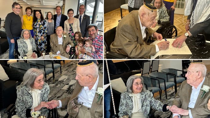 'World's Oldest Newlyweds' Get Married at 100 and 102 | Engoo Daily News