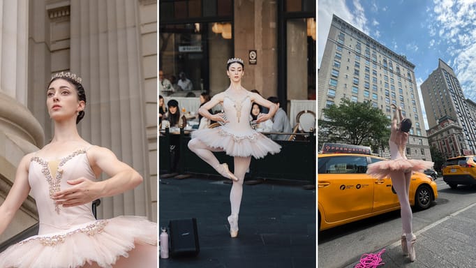 Busking Ballerina Turns Streets into Her Stage | Engoo Daily News