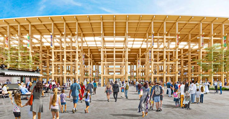 Expo's Grand Ring Is World's Largest Wooden Structure | Engoo Daily News