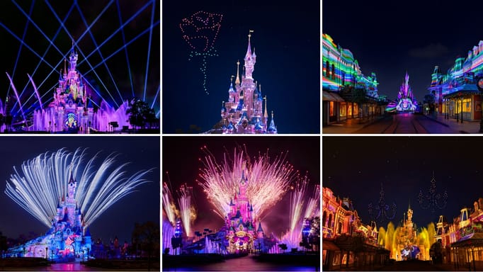 Drones and Lasers Light Up Disneyland Paris in New Show | Engoo Daily News