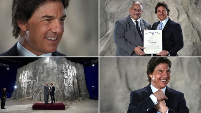 Tom Cruise Given US Navy Award for Promoting Military | Engoo Daily News