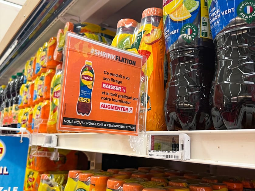 French Supermarket Fights Shrinkflation With Signs | Engoo Daily News