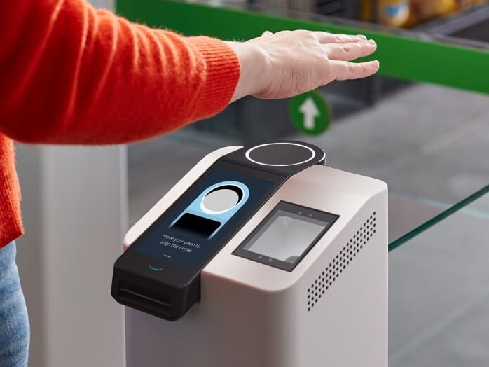 Amazon Starts Trial of Pay-by-Palm Device | Engoo Daily News