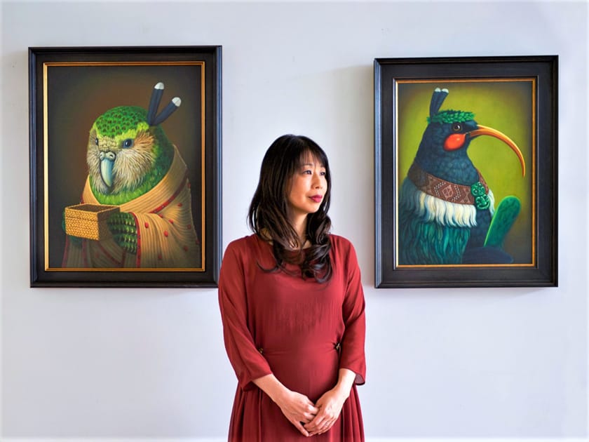 Japanese Artist Paints Charming Portraits in NZ | Engoo 每日新聞