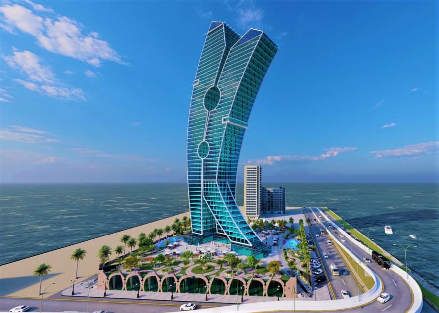 Artist Plans Clothespin-Shaped Tower in Dubai | Engoo Daily News