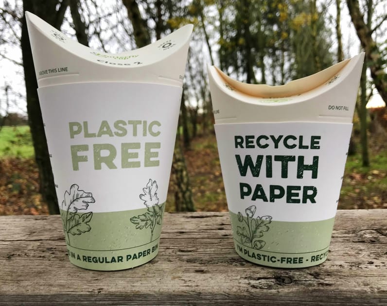 Company Makes 100% Plastic-Free Disposable Coffee Cup | Engoo 每日新聞