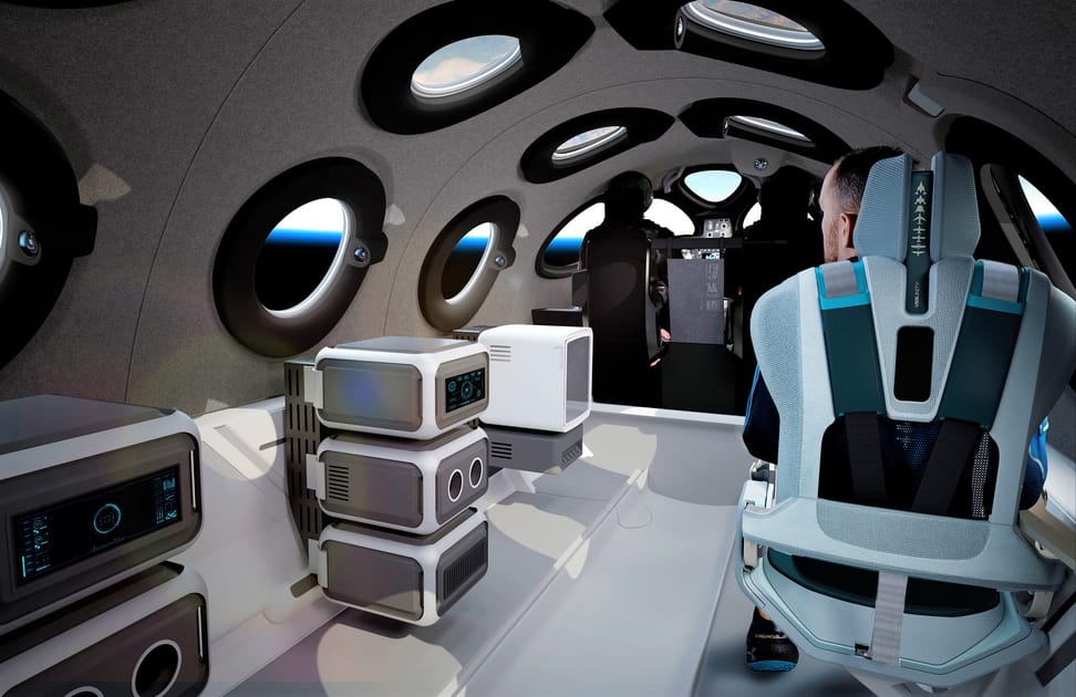 Virgin Galactic Shows Off Passenger Spaceship Interior | ข่าวประจำวัน Engoo