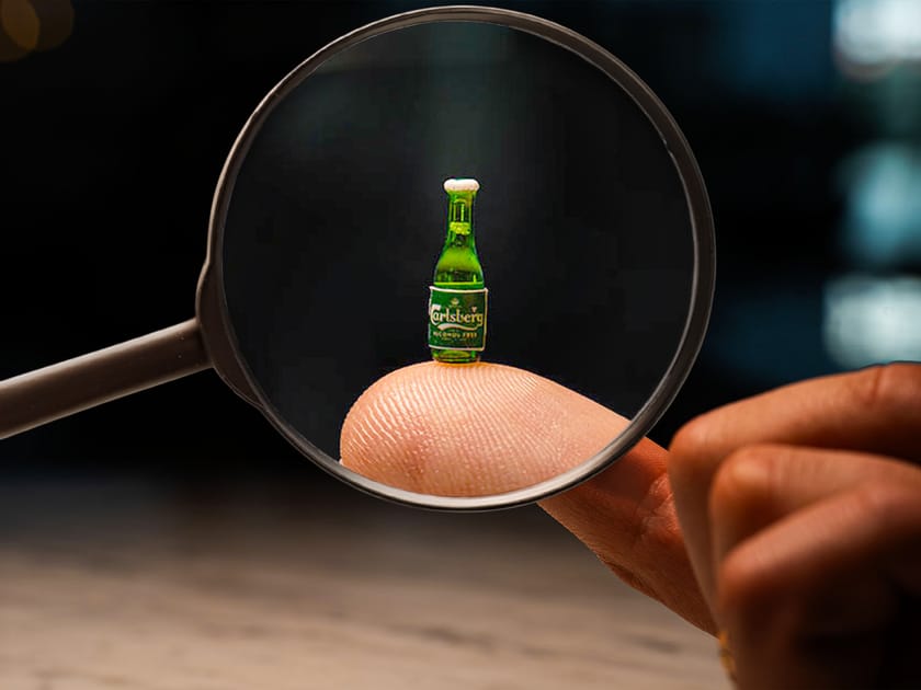 Carlsberg Creates World's Smallest Beer | Engoo Daily News