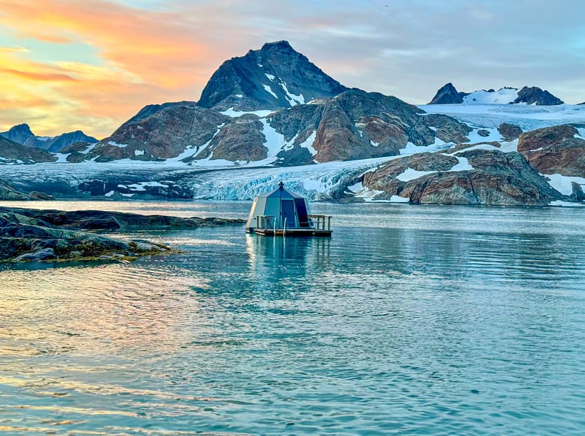 Glacier Floating Hut: The World's Wildest Airbnb | Engoo Daily News