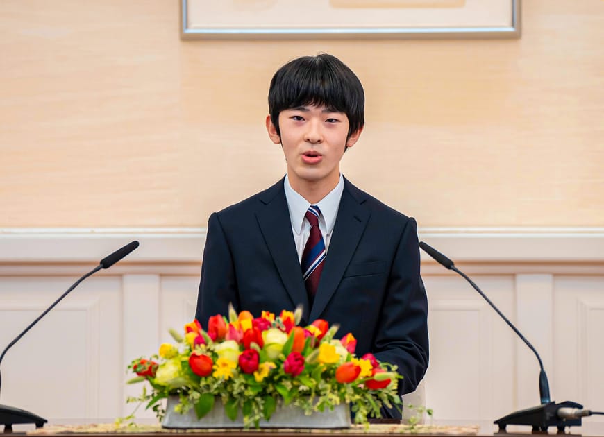 Japan's Prince Hisahito Meets the Press | Engoo 每日新聞