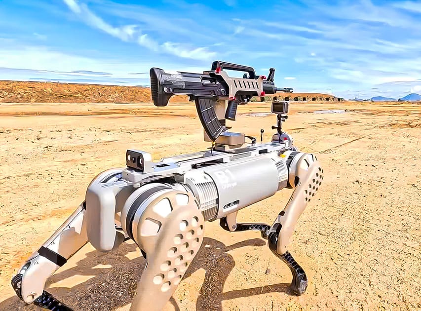 China's Military Now Has Robot Dogs Armed with Rifles | Engoo 每日新聞