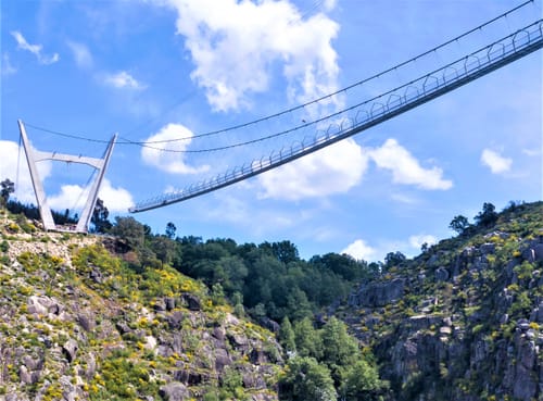 516-Meter-Long Suspension Bridge Built in Portugal | Engoo Daily News